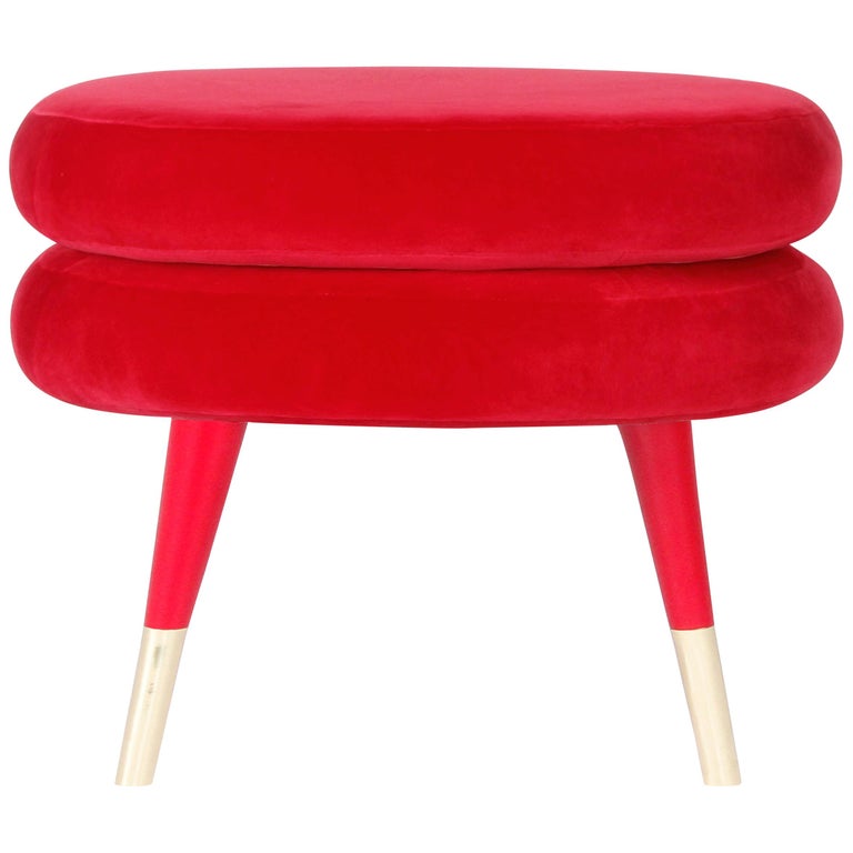 Set of 2 Marshmallow Stools, Royal Stranger For Sale at 1stDibs