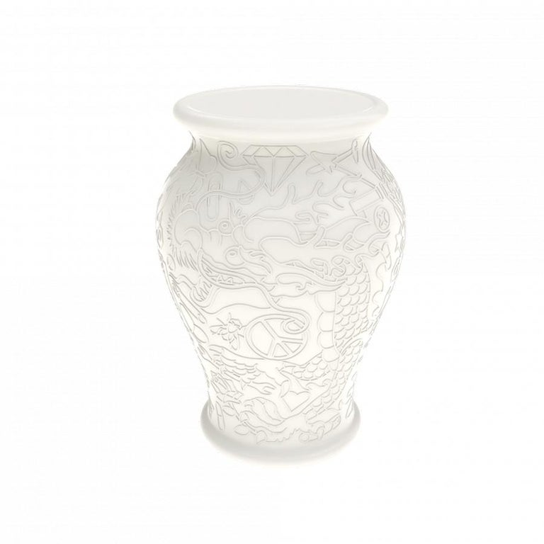 Set of 2 Ming White Stool or Side Tables by Studio Job For Sale at 1stDibs