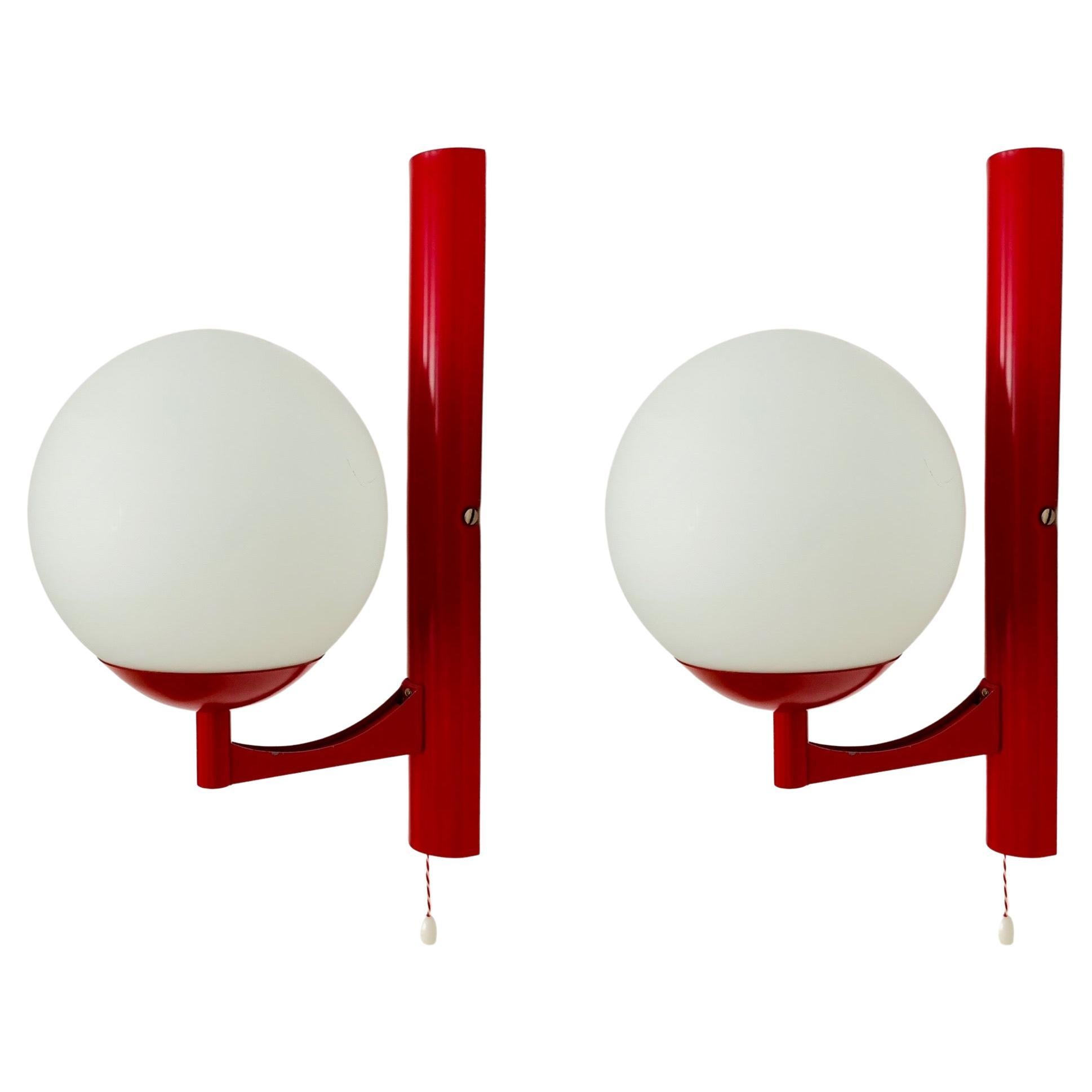 Set of 2 Space Age Plastic Sconces by Schönbuch For Sale at 1stDibs
