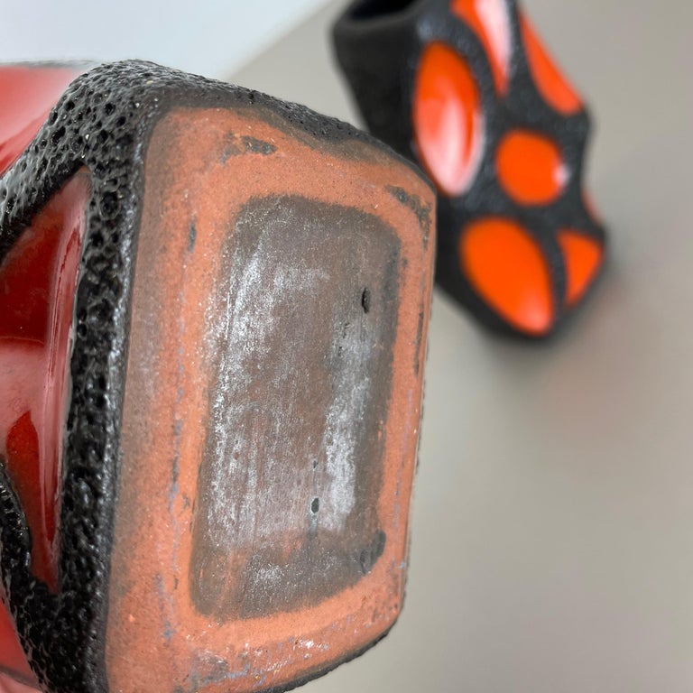 Set of 2 Original 1970 Ceramic Studio Pottery Vase by Roth Ceramics ...