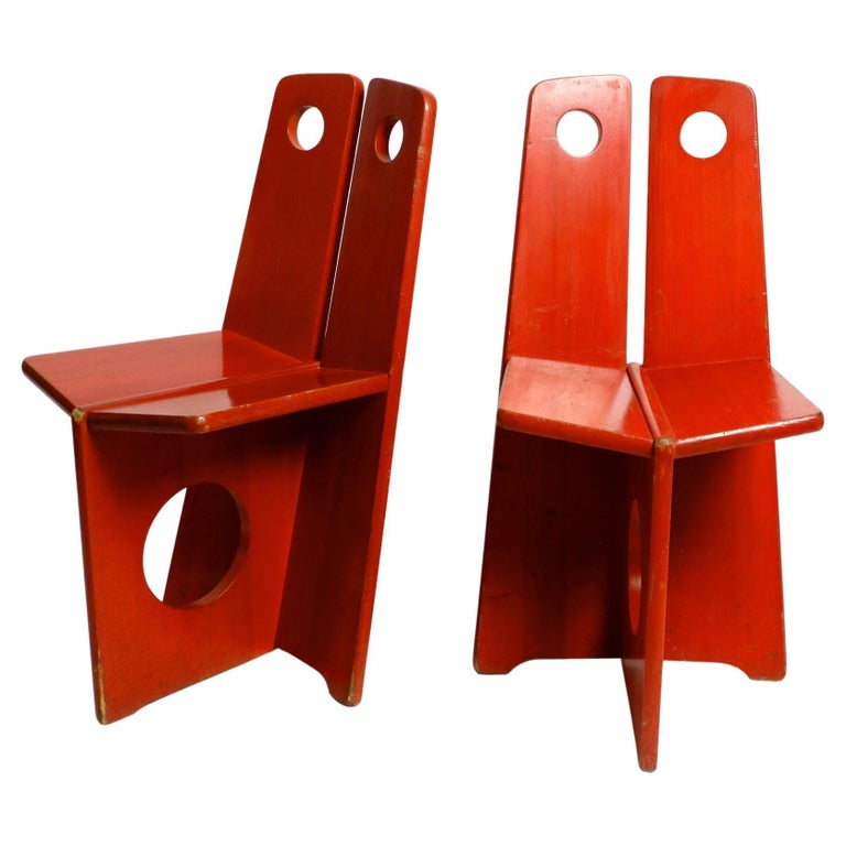 Set of 2 Original Gilbert Marklund Pine Chairs for Furusnickarn AB ...