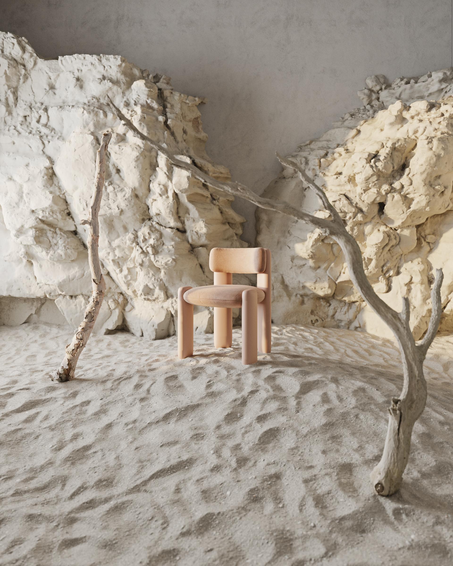 Set of 2 Pale Pink Lola Chairs by Nelson Araujo For Sale at 1stDibs