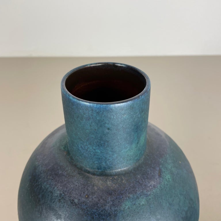 Set of 2 Pottery Vases Fat Lava Abstract Designed by Ruscha, Germany ...