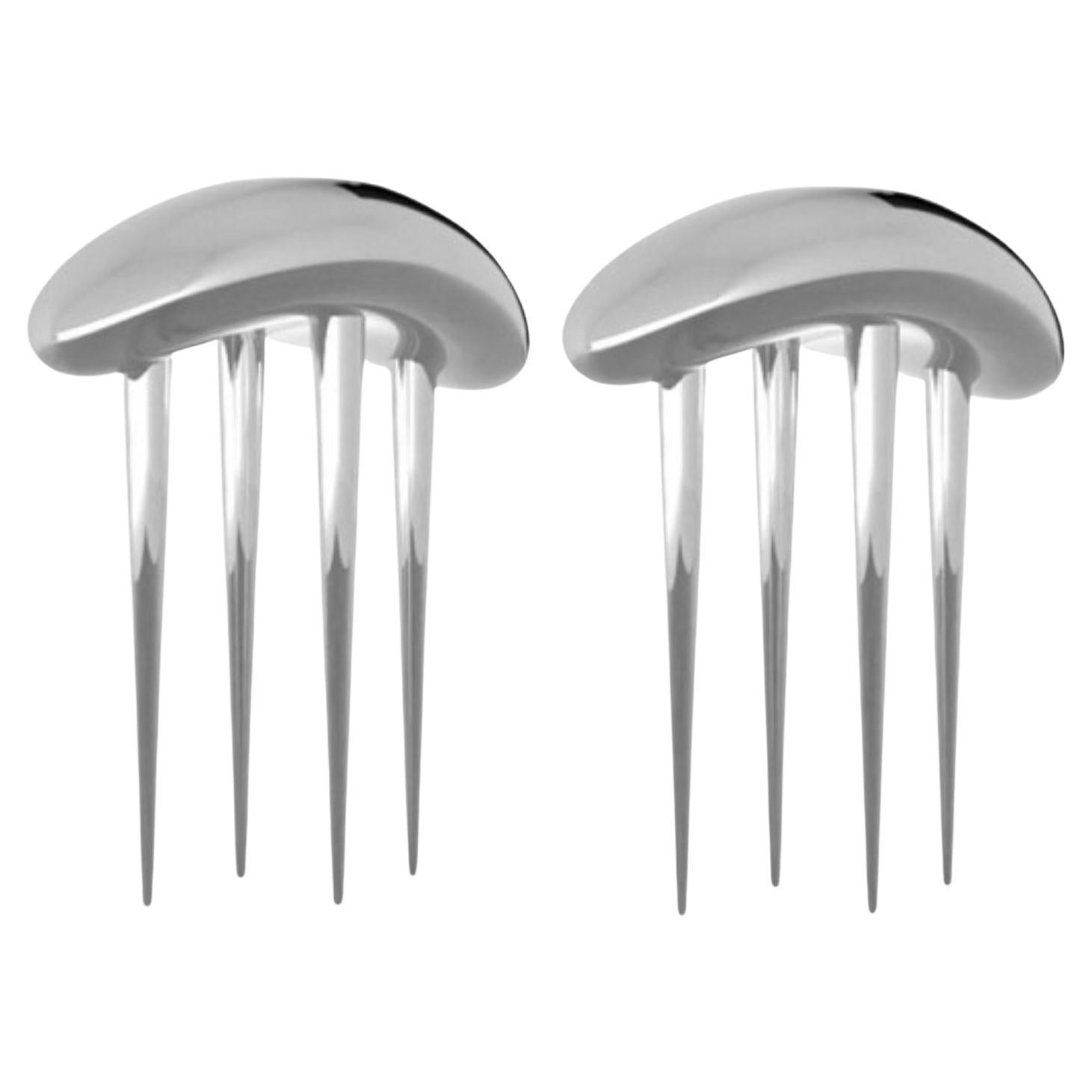 Set of Four Adjustable Shop Stools by Basler Eisenmöbelfabrik Sissach ...