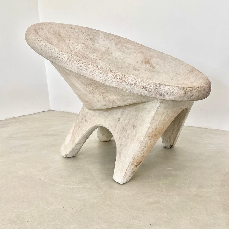 Pair of Sculptural Concrete Chairs by Merit Los Angeles For Sale at 1stDibs