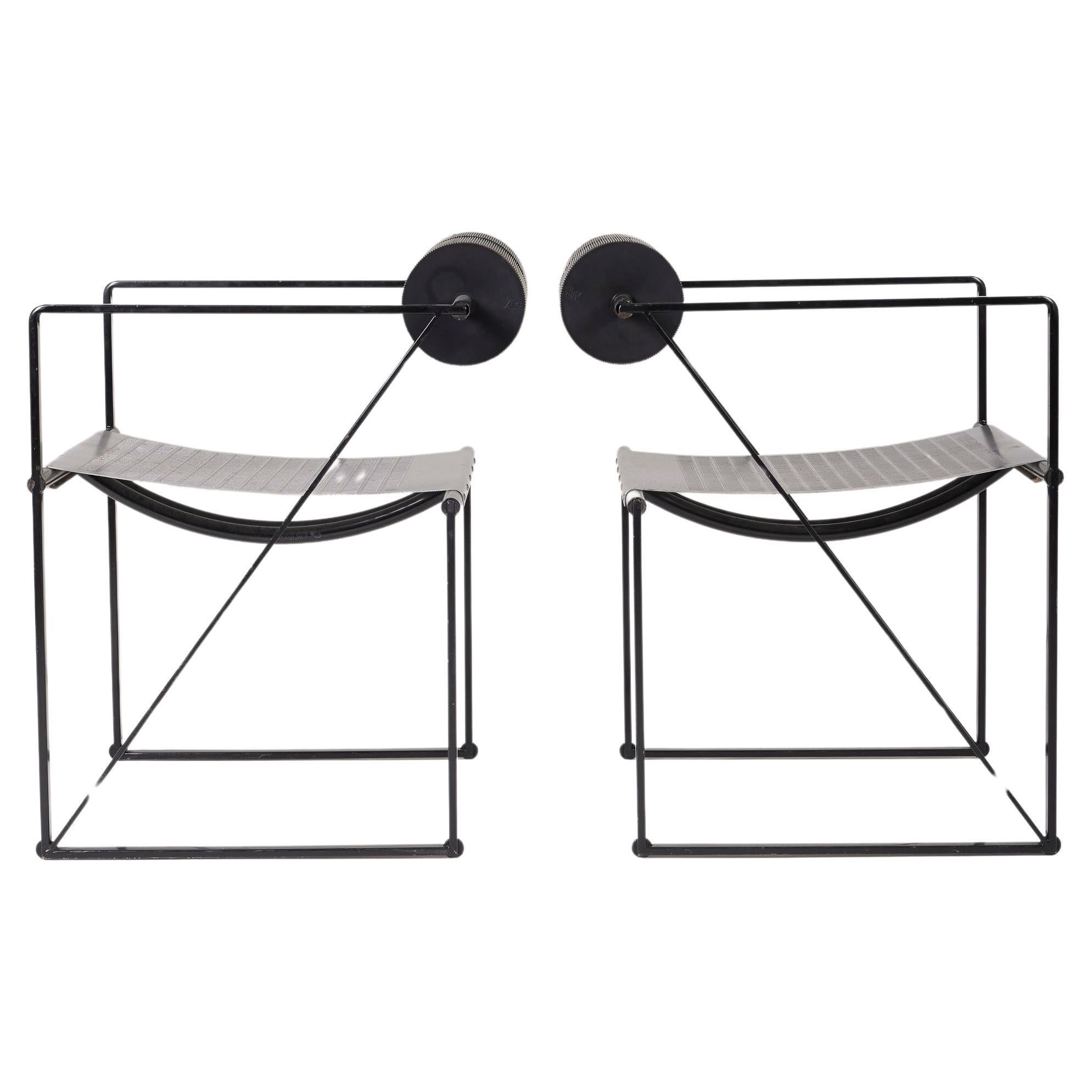 Set of 2 "Seconda" chair Mario Botta For Sale at 1stDibs