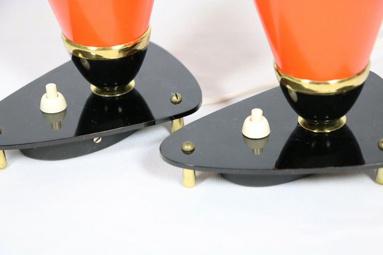 Set of 2 Small, Delightful Original 1950s Table Lamps, Never Used For ...