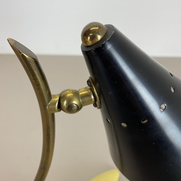 Set of 2 Stilnovo Auböck Style Yellow + Black Sputnik Table Light ...