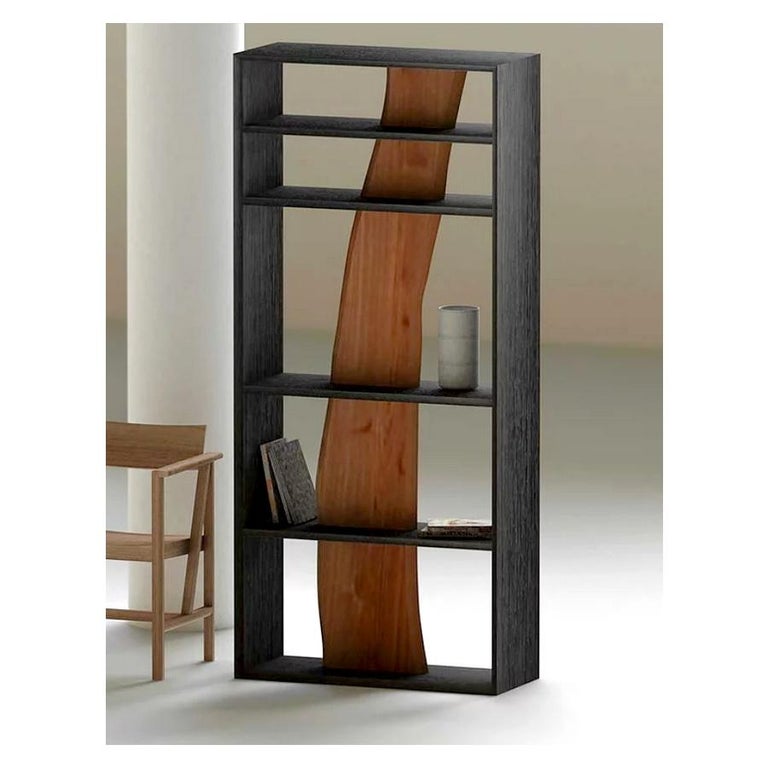 Set of 2 Tree of Life, Natural Edge Acacia Wood Plank Library For Sale ...