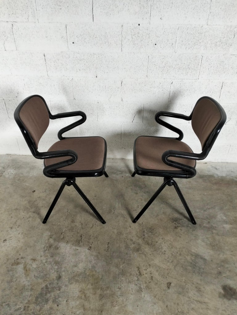 Set of 2 Vertebra System Chairs by E.Ambasz E G.Piretti for Anonima ...