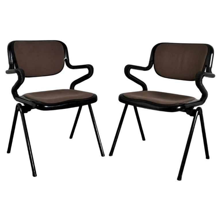 Set of 2 Vertebra System Chairs by E.Ambasz E G.Piretti for Anonima ...
