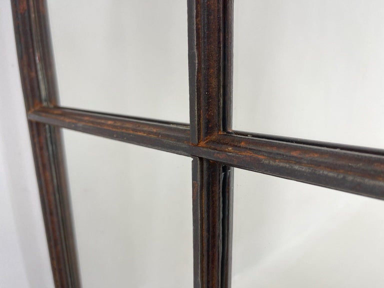 Set of 2 Vintage Industrial Iron Windows Converted to a Mirror For Sale ...