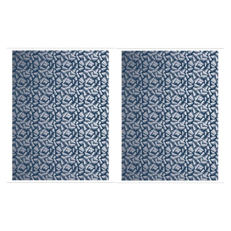 Set of 2 Wallpapers "JER", Jacques Emile Rulhmann For Sale at 1stDibs