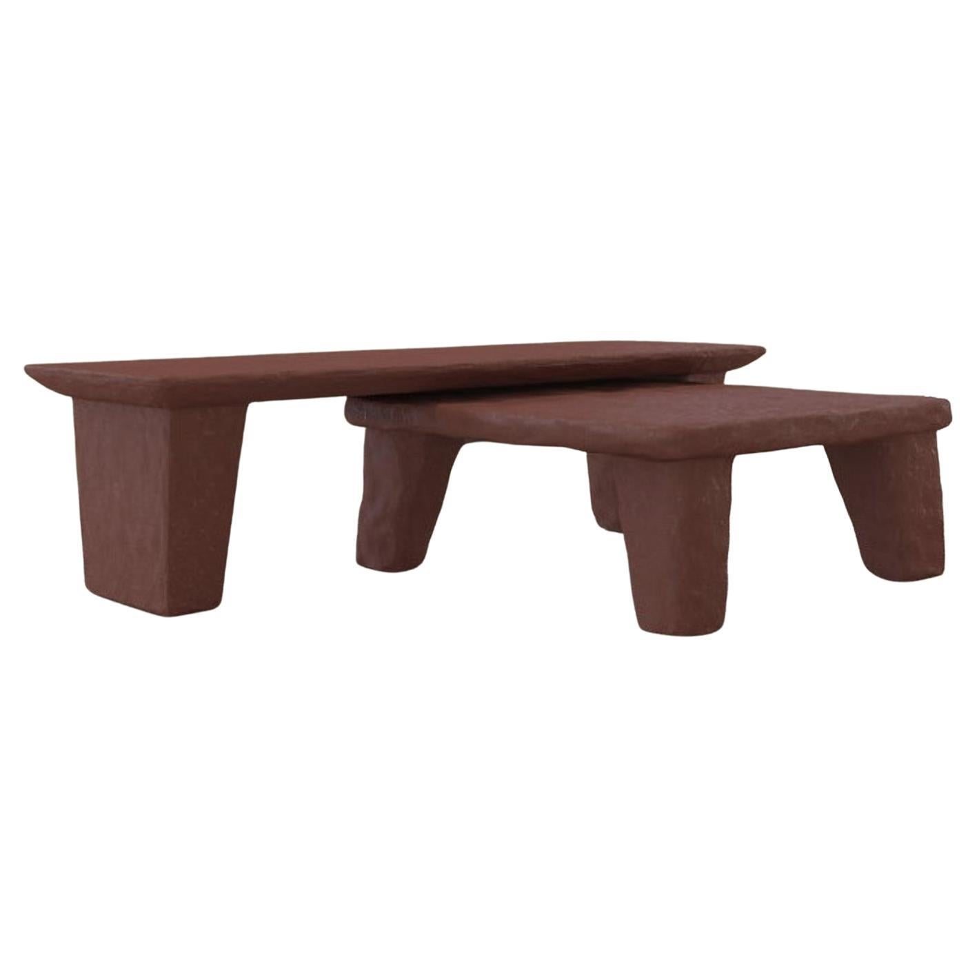 Low Table Set 'Easy Edges' by Frank O. Gehry for Vitra, 2001 at 1stDibs