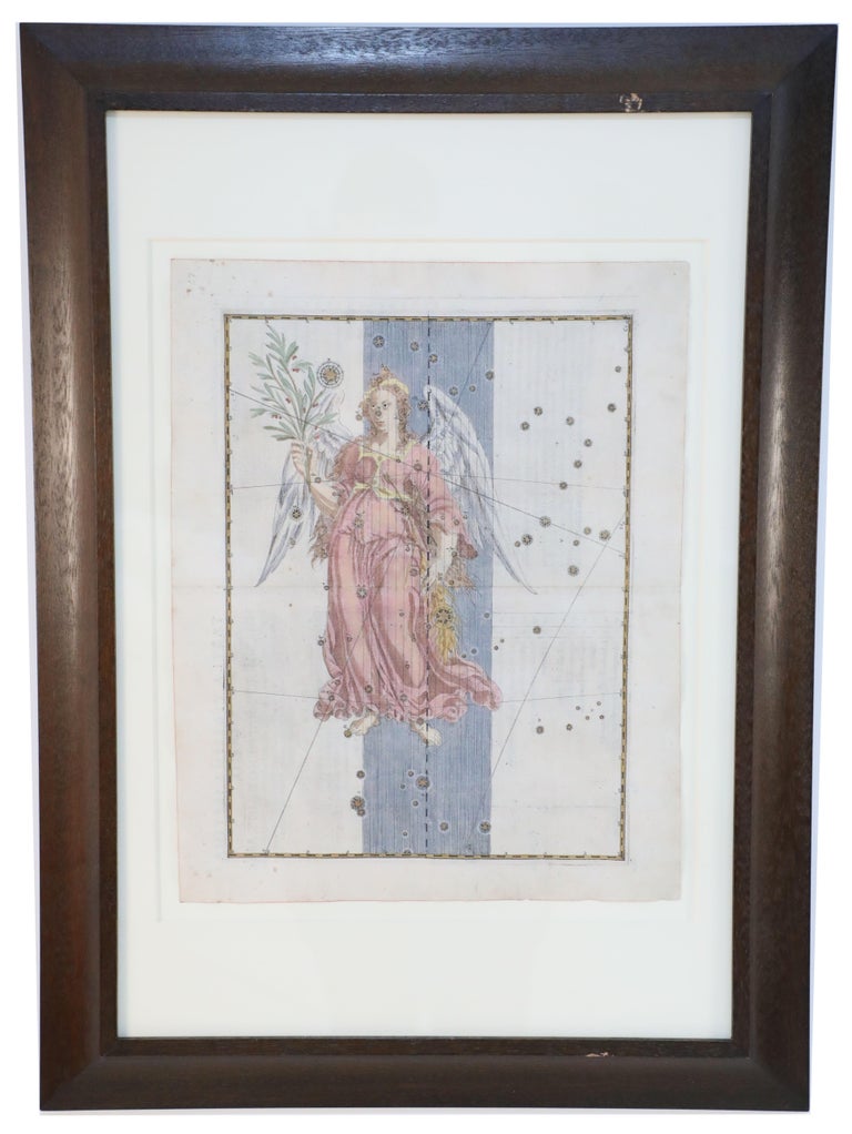 Set of 20 Renaissance Hand-Colored Engravings of Astronomy Star Charts ...