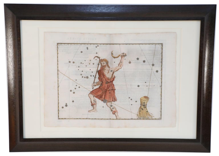 Set of 20 Renaissance Hand-Colored Engravings of Astronomy Star Charts ...