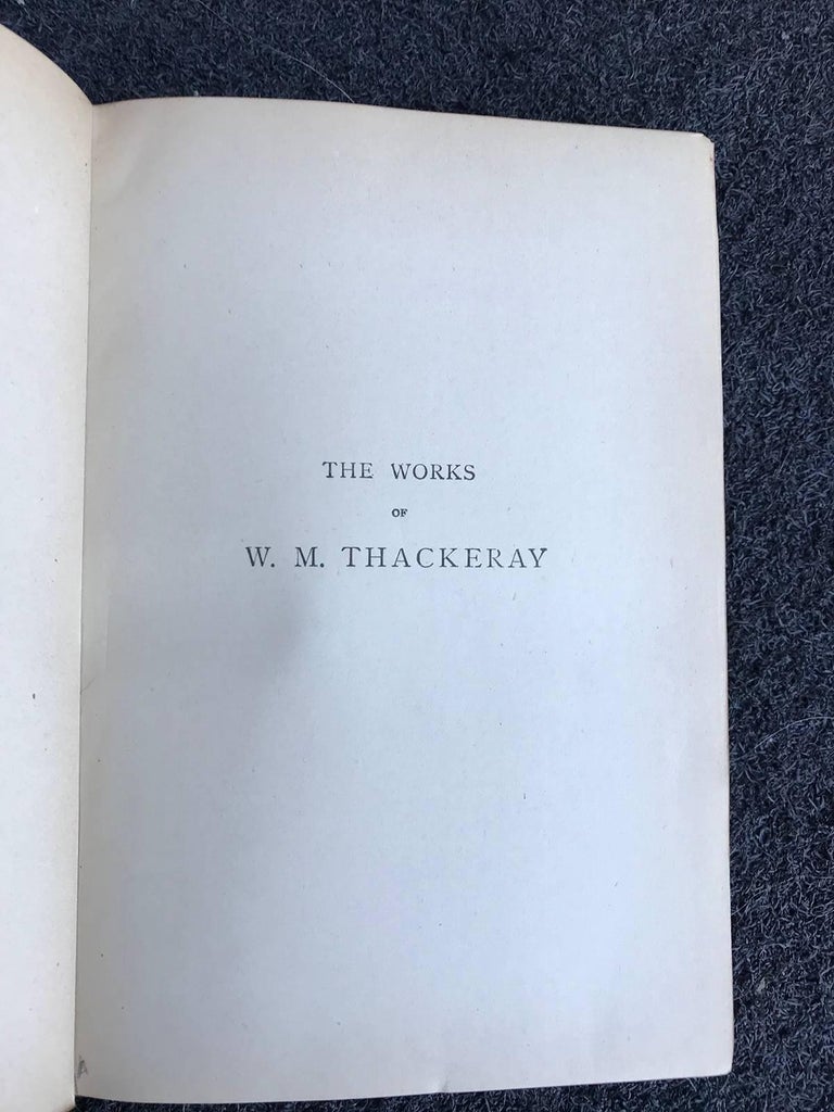 Set of 25, circa 1894 English Volumes by W.M.Thackeray at 1stDibs