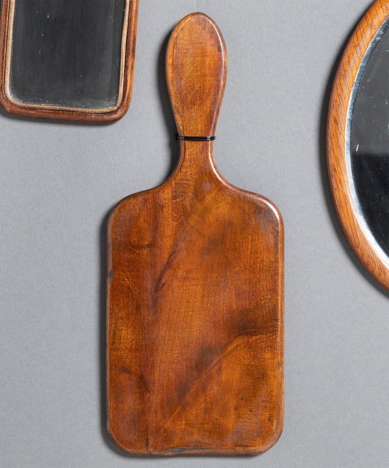 Set of (28) Wooden Hand Mirrors, England circa 1880 For Sale at 1stDibs