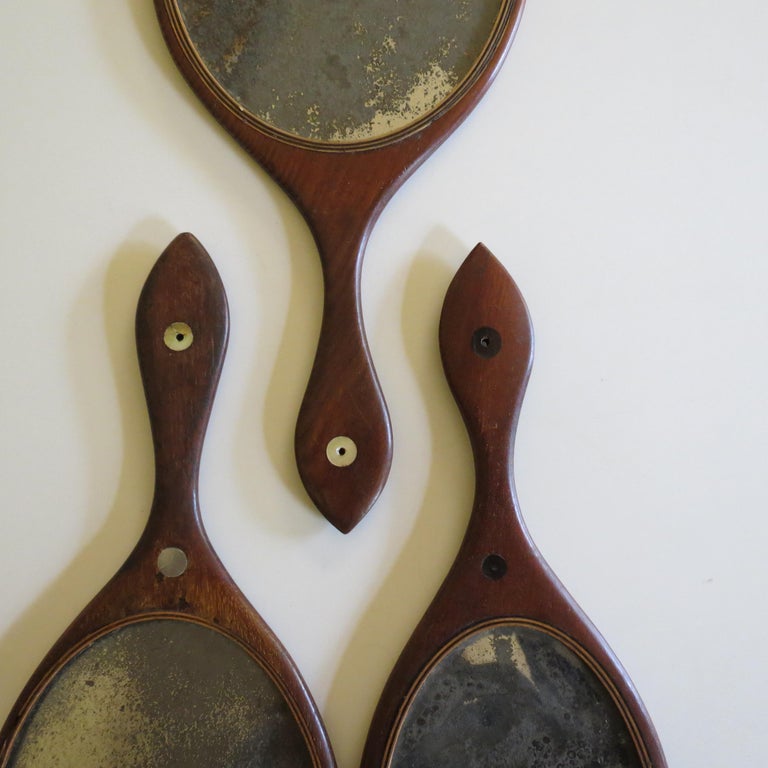 Set of 3 Antique Georgian Early Victorian Mirrors For Sale at 1stDibs