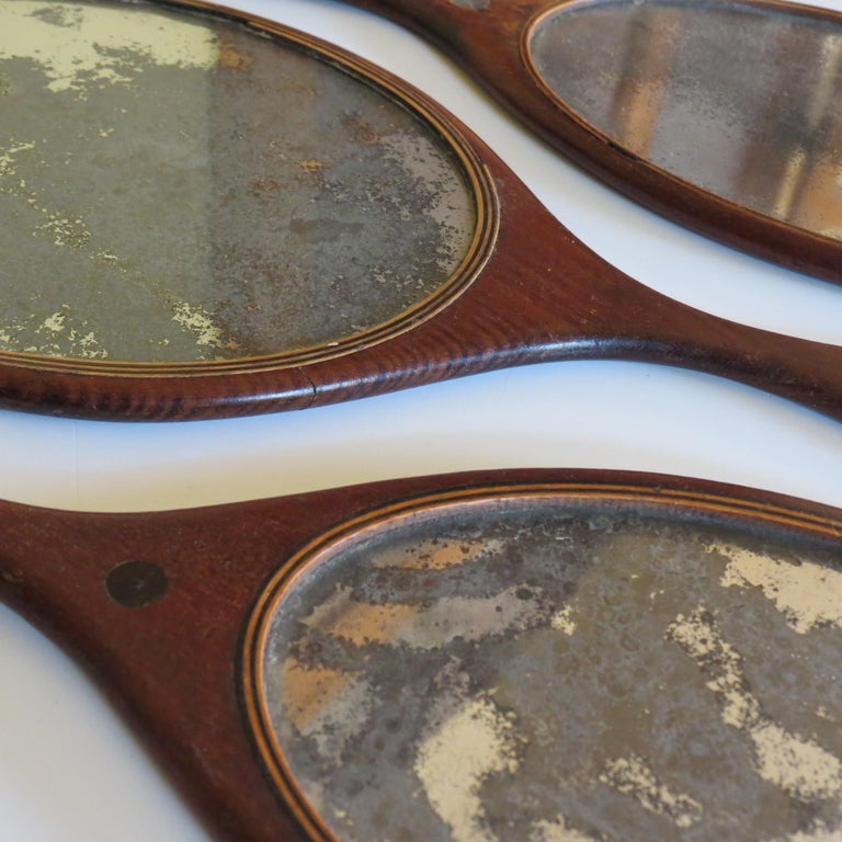 Set of 3 Antique Georgian Early Victorian Mirrors For Sale at 1stDibs