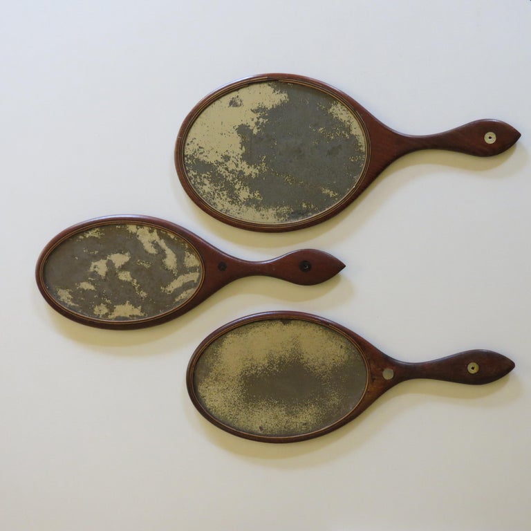 Set of 3 Antique Georgian Early Victorian Mirrors For Sale at 1stDibs