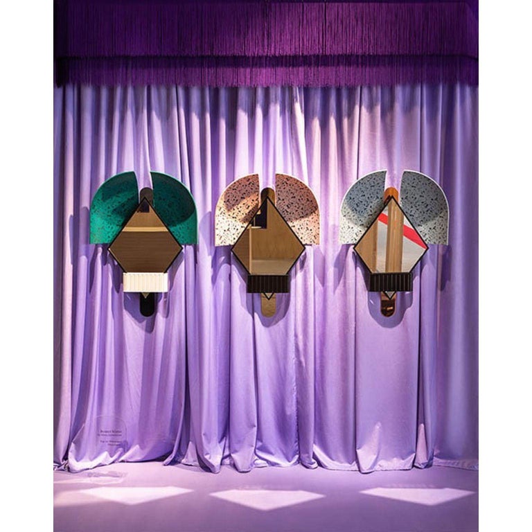 Set of 3 Bonnet Mirrors by Houtique For Sale at 1stDibs