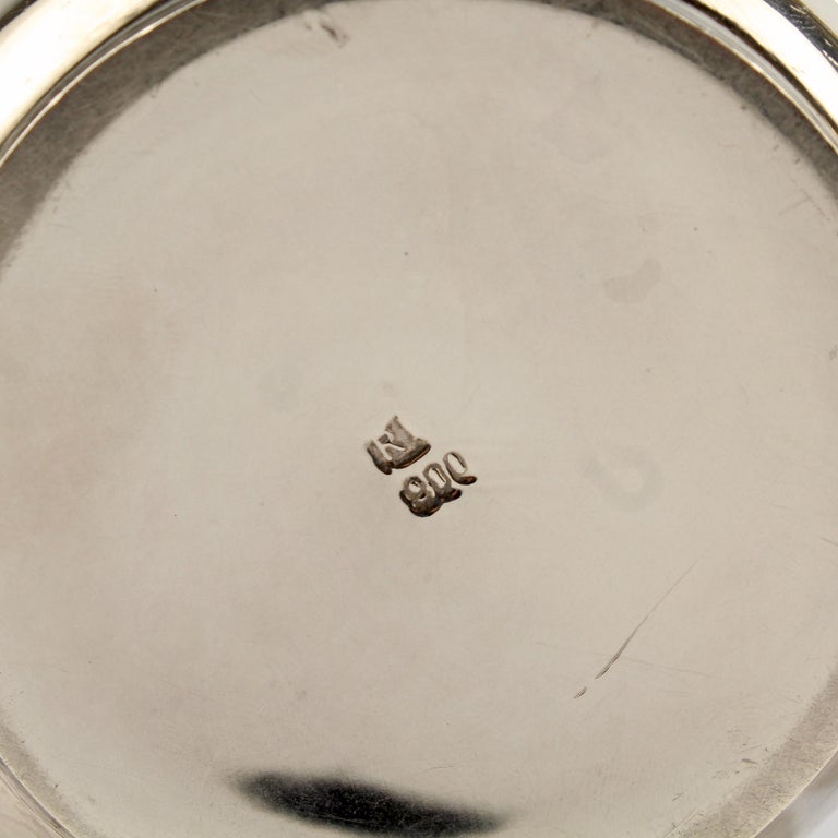 Set of 3 Brazilian Modernist .900 Solid Silver Flower Vases For Sale at ...