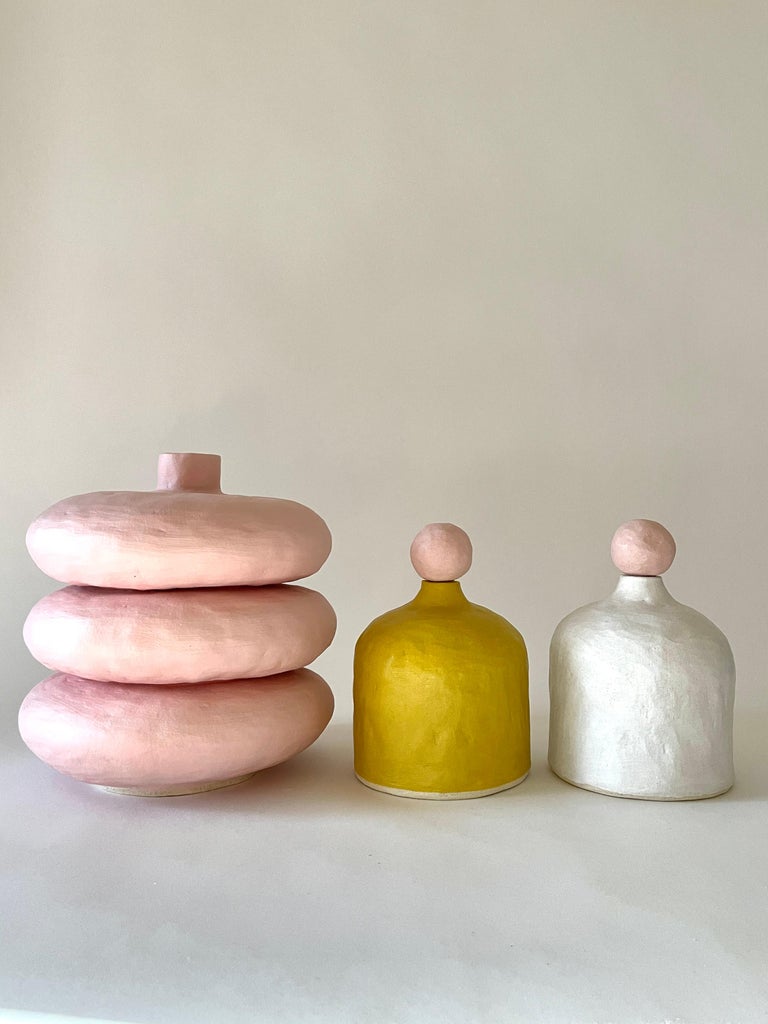 Set of 3 Charlie and Annie Vases by Meg Morrison For Sale at 1stDibs
