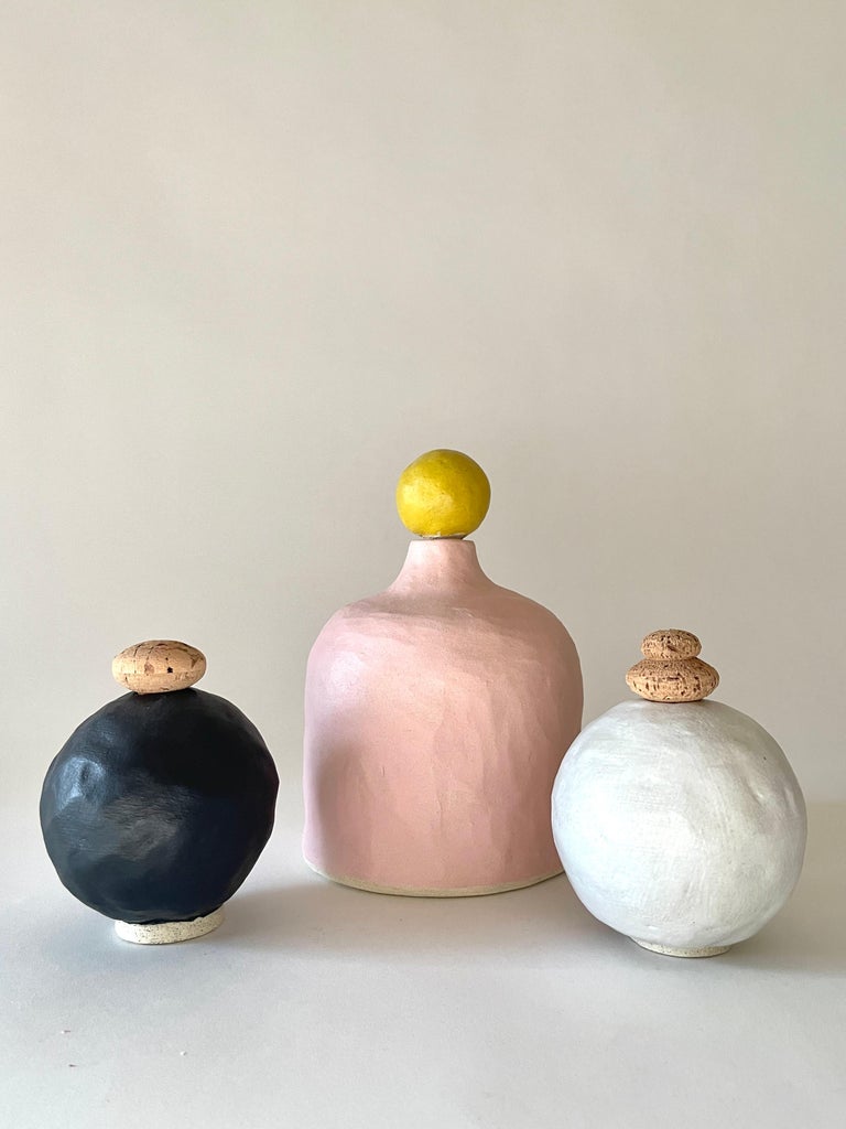 Set of 3 Edwina and Annie Vases by Meg Morrison For Sale at 1stDibs