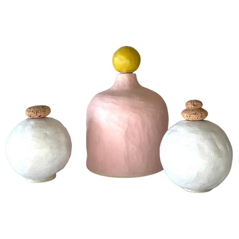 Set of 3 Edwina and Annie Vases by Meg Morrison For Sale at 1stDibs