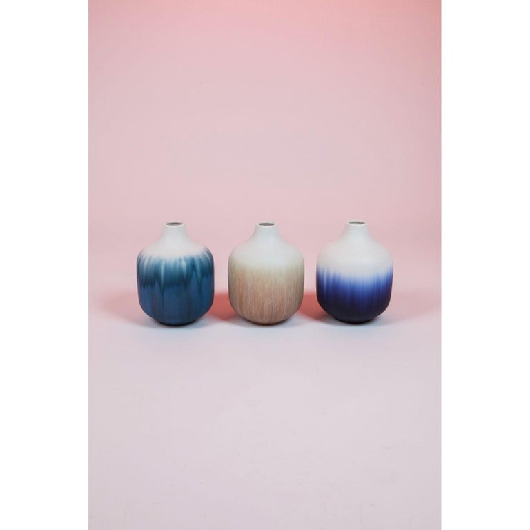 Set of 3 Element Vases, Short by Milan Pekař For Sale at 1stDibs