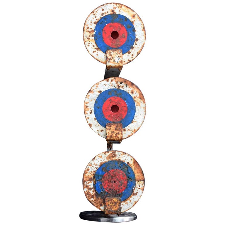 Set of 3 English Fairground Shooting Targets at 1stDibs