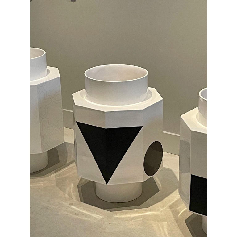 Set of 3 Fragments Stools by Geke Lensink For Sale at 1stDibs