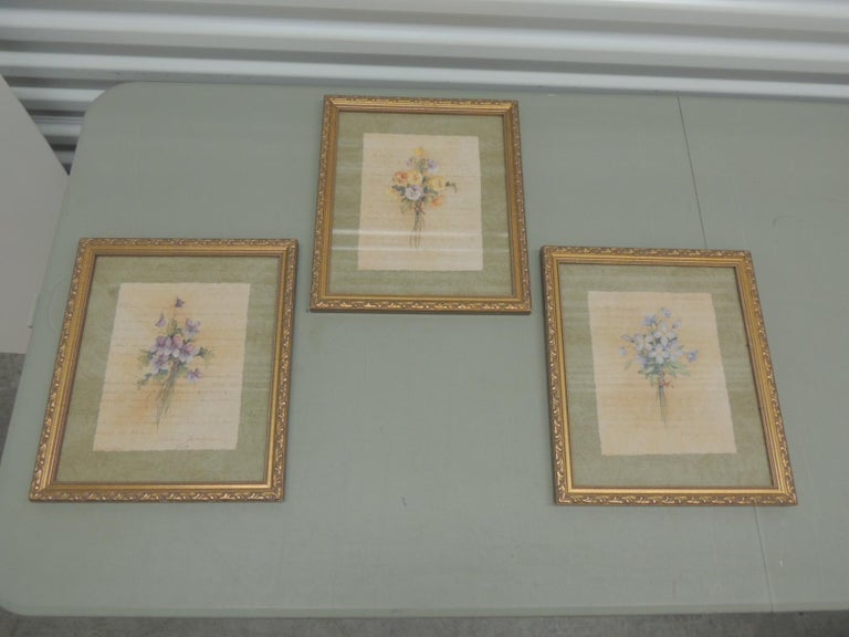 Set of '3' Framed Love Letters Art Prints For Sale at 1stDibs