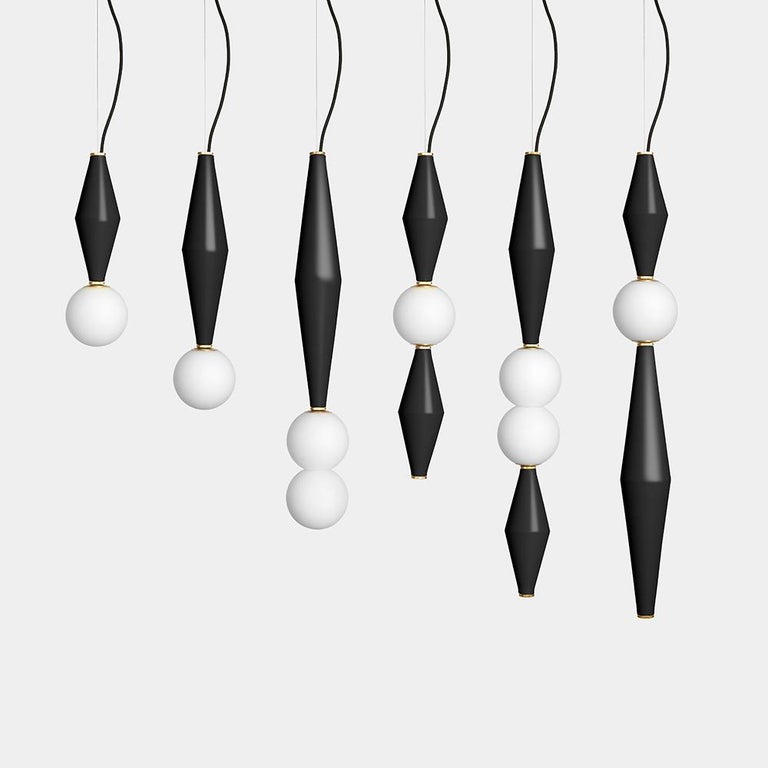 Set of 3 Gamma Lamps by Mason Editions For Sale at 1stDibs