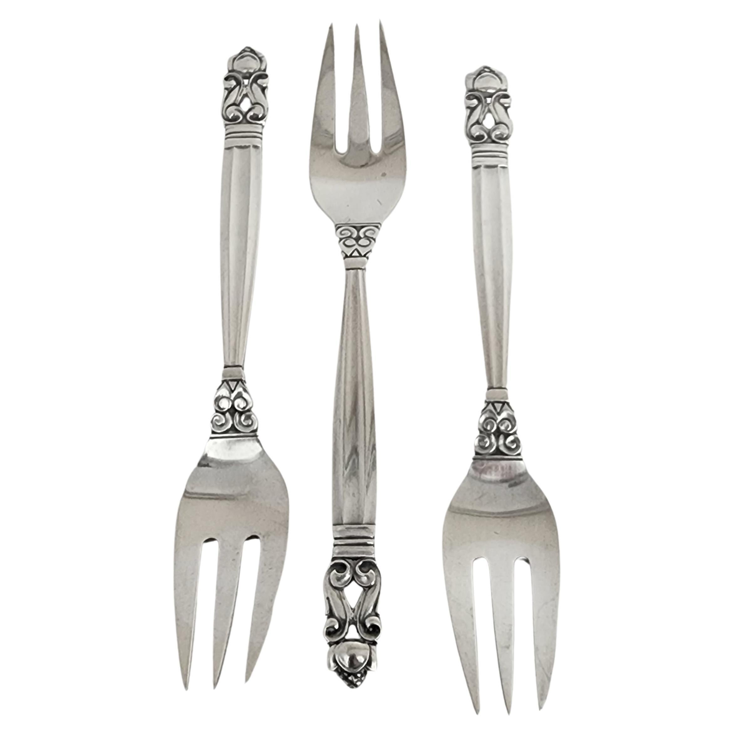 George Jensen Acorn Fish Knifes and Forks For Sale at 1stDibs | george ...