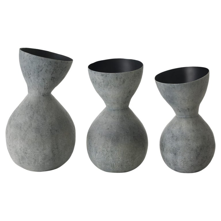 Set of 3 Incline Vases by Imperfettolab For Sale at 1stDibs