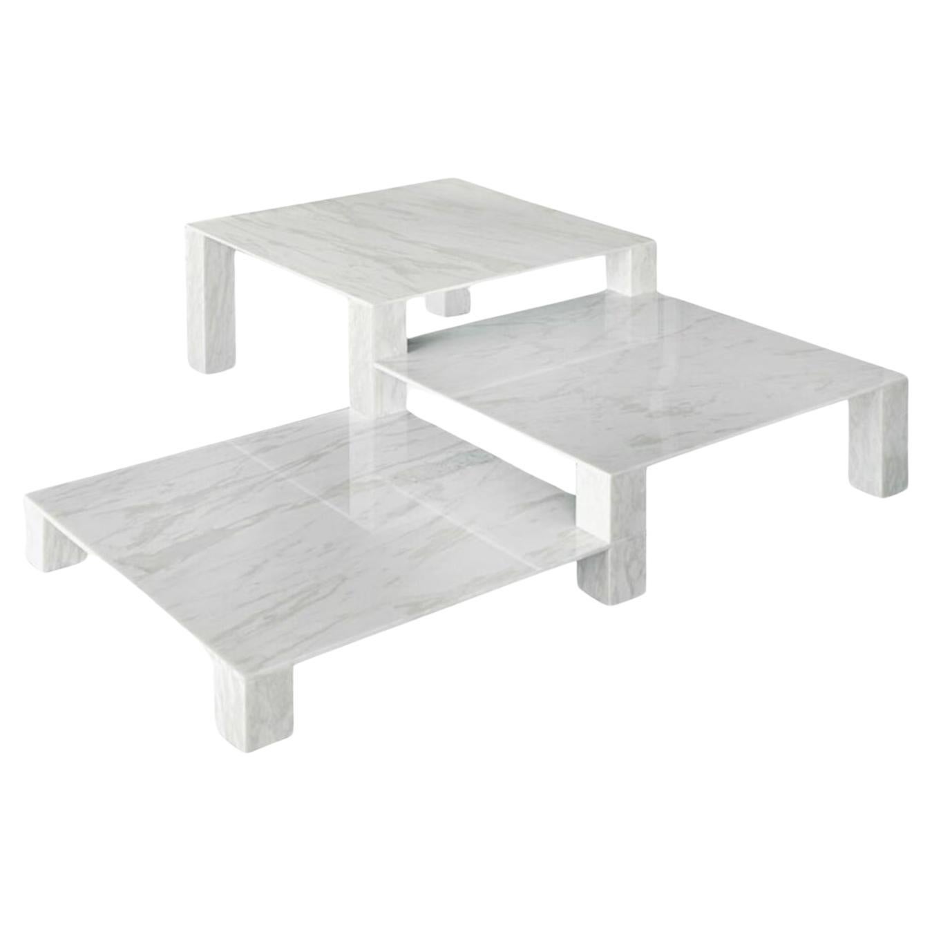 Set Of 3 Iungo Modular Coffee Tables by Budri For Sale at 1stDibs