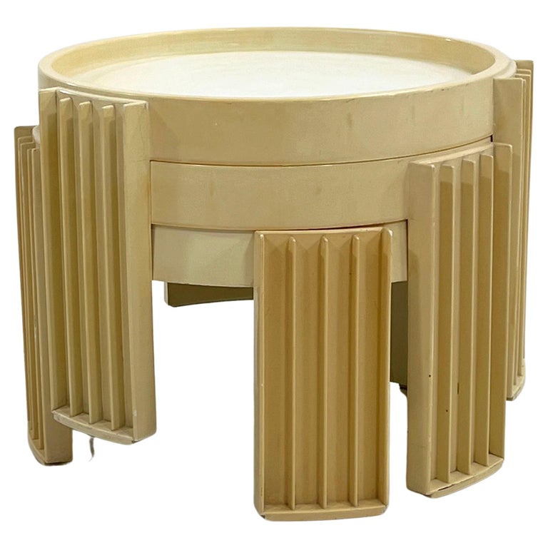 Set of 3 Marema Stacking Tables by Gianfranco Frattini for Cassina ...