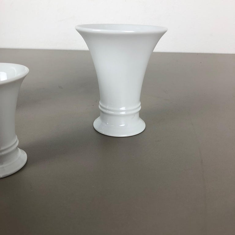 Set of 3 Op Art Vase Porcelain German Vase by Fürstenberg Ceramics ...