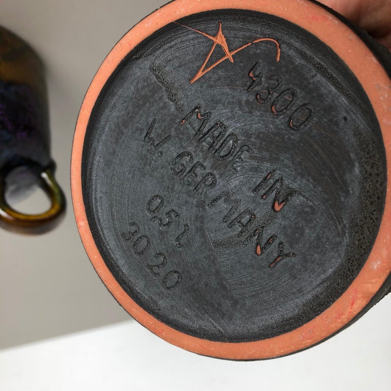 Set of 3 Original 1970 Ceramic Studio Pottery Vase by Roth Ceramics ...