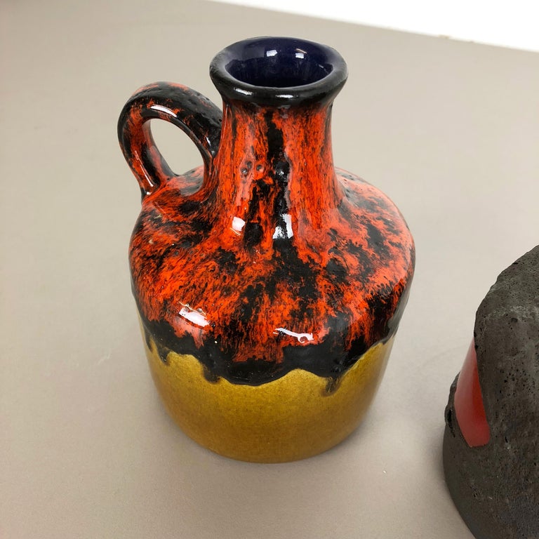 Set of 3 Original 1970 Ceramic Studio Pottery Vase by Roth Ceramics ...