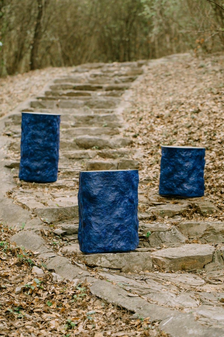 Set aus 3 Piedra-Sockeln von Algo Studio im Angebot bei 1stDibs