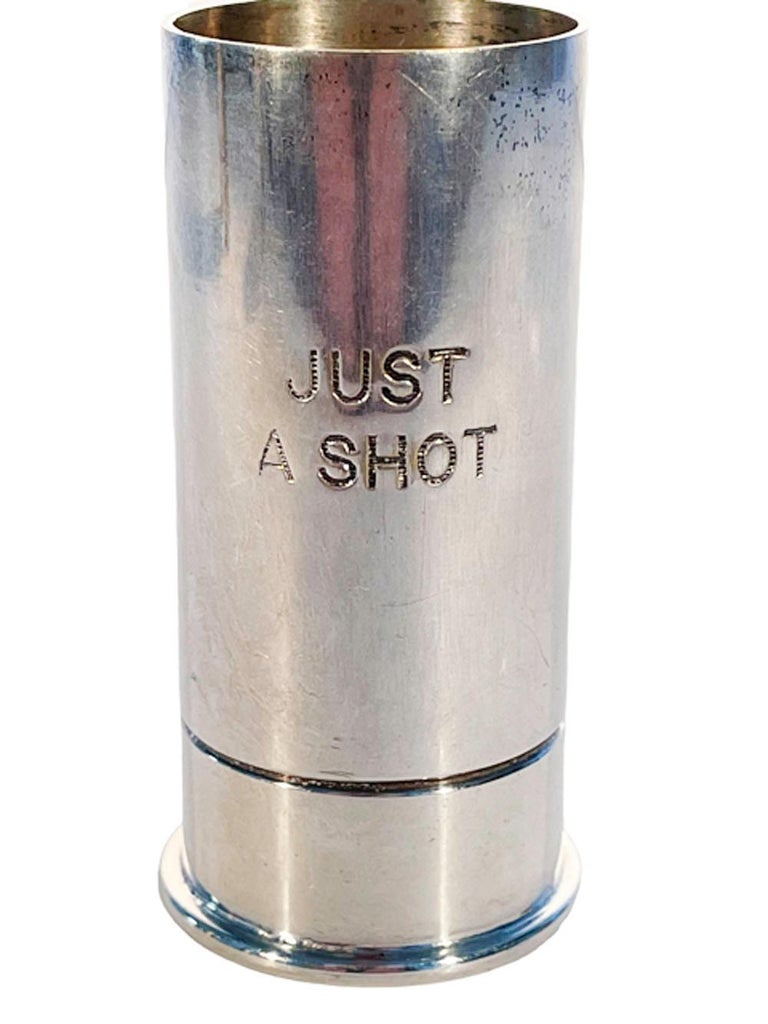 Set of 3 Silver Plate Shotgun Shell Jiggers, 1oz, 1.5oz and 2oz, Made ...
