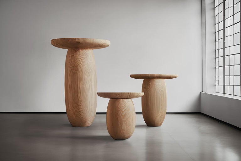 Set of 3 Small Tables, Side Tables, End Tables Samu Made of Solid Wood ...