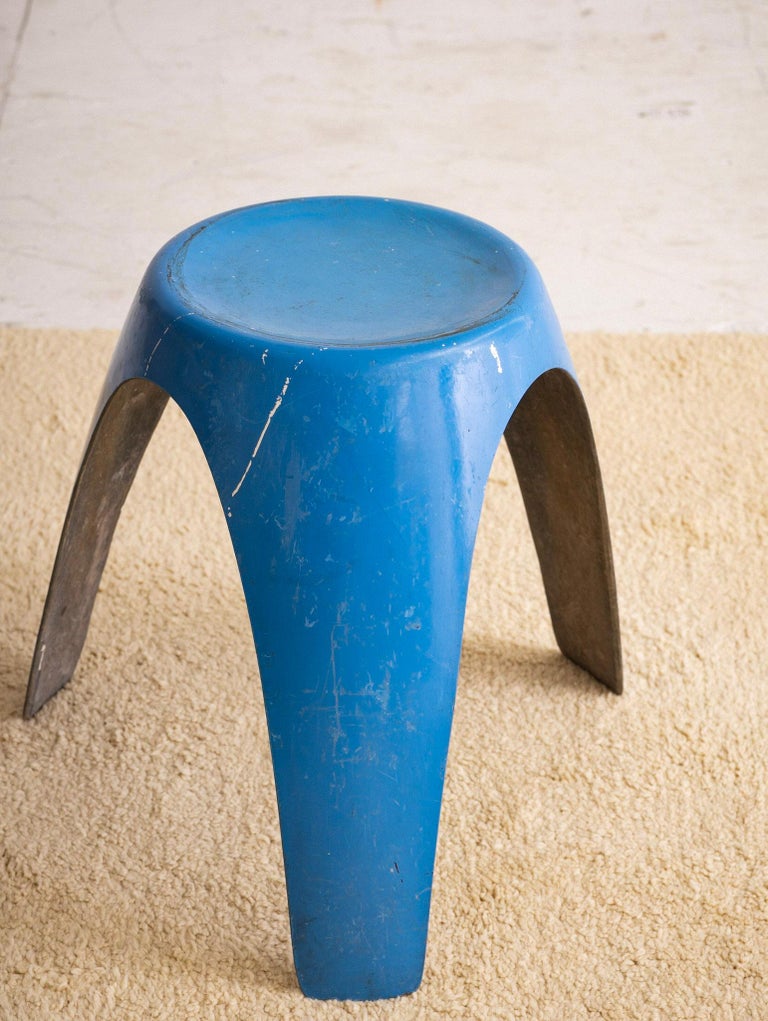Set of 3 Stacking Fiberglass "Elephant" Stools in the Style of Sori ...