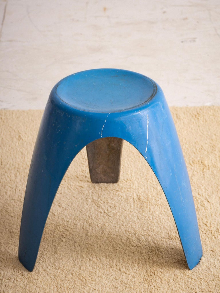 Set of 3 Stacking Fiberglass "Elephant" Stools in the Style of Sori ...