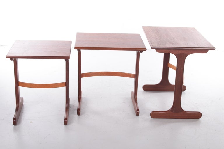 Set of 3 Teak Side Tables for G-plan, 1960s For Sale at 1stDibs