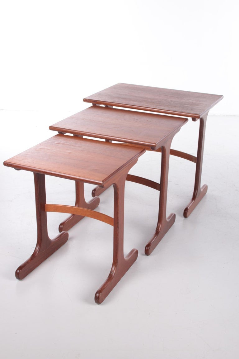 Set of 3 Teak Side Tables for G-plan, 1960s For Sale at 1stDibs