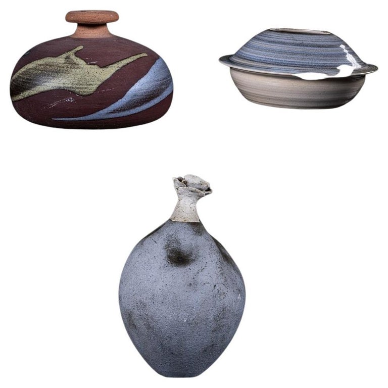 Set of 3 Vases For Sale at 1stDibs